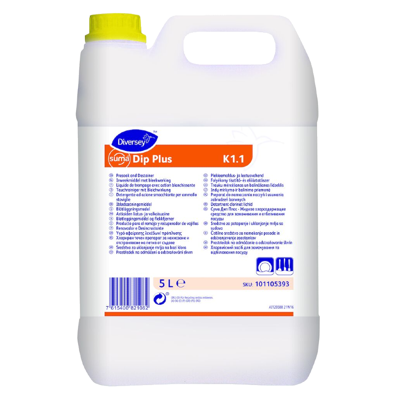 Suma Dip Plus K1.1, 2x5 ltr. - Specialprodukter til opvask - NOWAS A/S