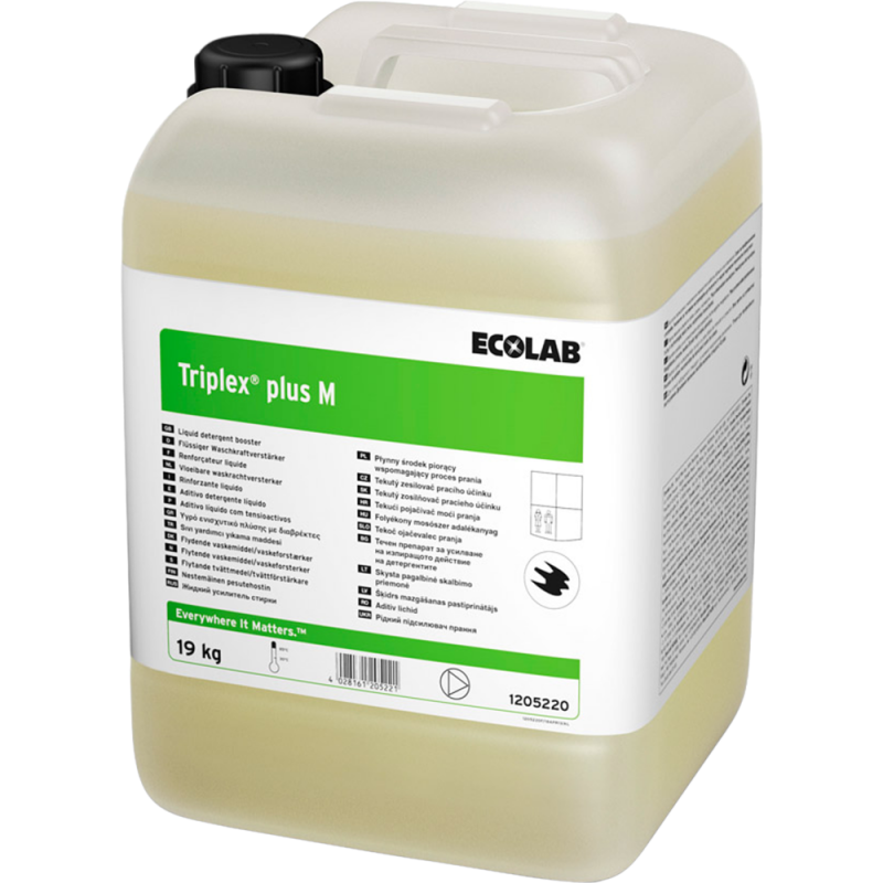 Ecolab Triplex Plus M 19 kg. - Flydende tøjvask - NOWAS A/S