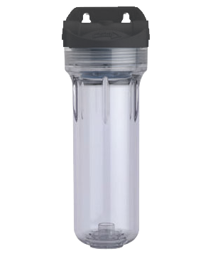 Pentek Slimline Filterhus 2,5 x 10 tum, klart - Filterhus - NOWAS.SE