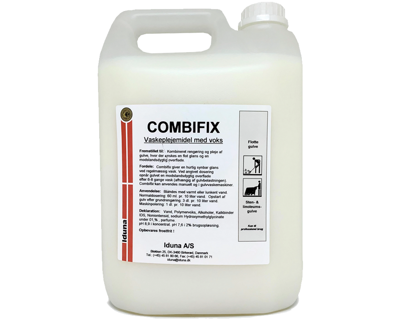 Combifix Tvättvård med vax 5 L - Golvrengöring - NOWAS.SE