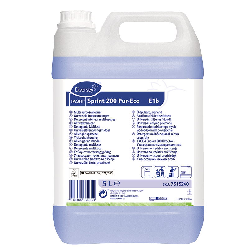 Taski Sprint 200 Pur-Eco 5 ltr - Universalrengøring - NOWAS A/S