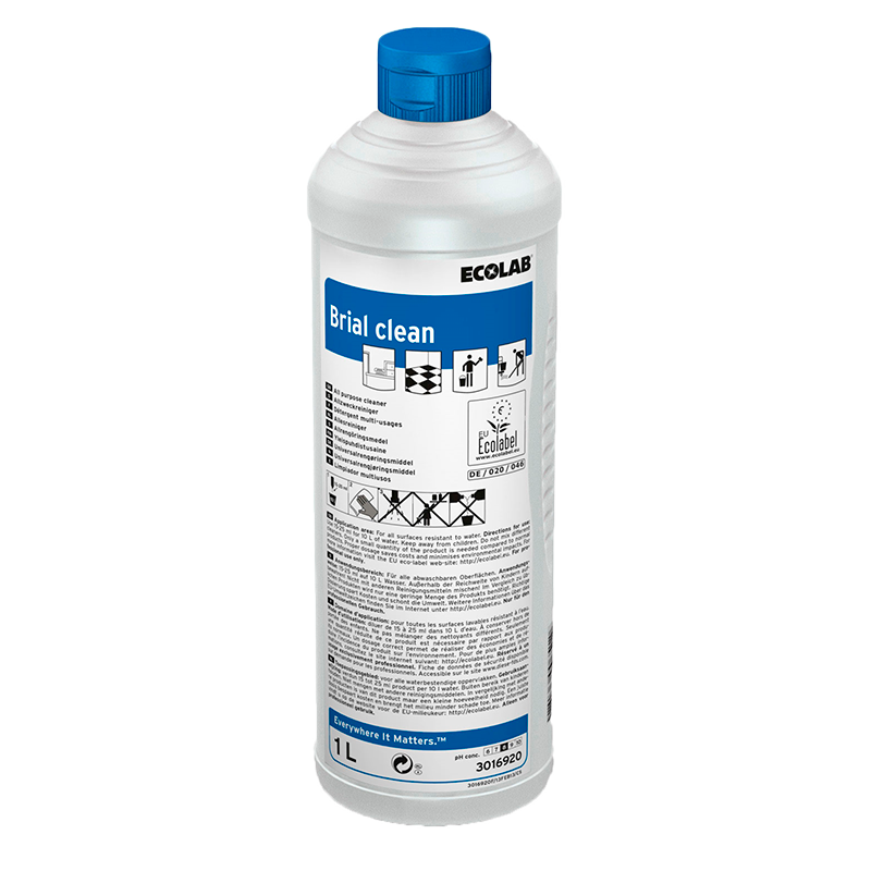 Ecolab Brial clean 1 L. - Universalrengøring - NOWAS A/S