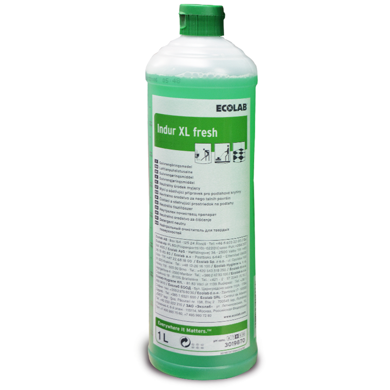 Ecolab Indur XL fresh 1 L. - Floor cleaning detergents - NOWAS.shop