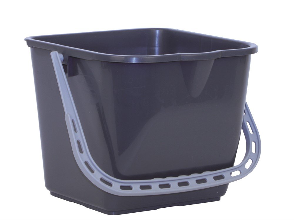 Bucket 15 ltr. with handle, grey - Standard buckets - NOWAS.shop