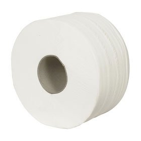 Toalettrulle, Jumbo, Mini, nyfiber, 2-lagers, perforerad, 170m x 12 rl ...