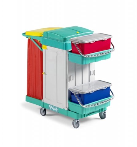 TROLLEY MAGIC SYSTEM 740 Safety - Cleaning trolleys, moisture - NOWAS.shop