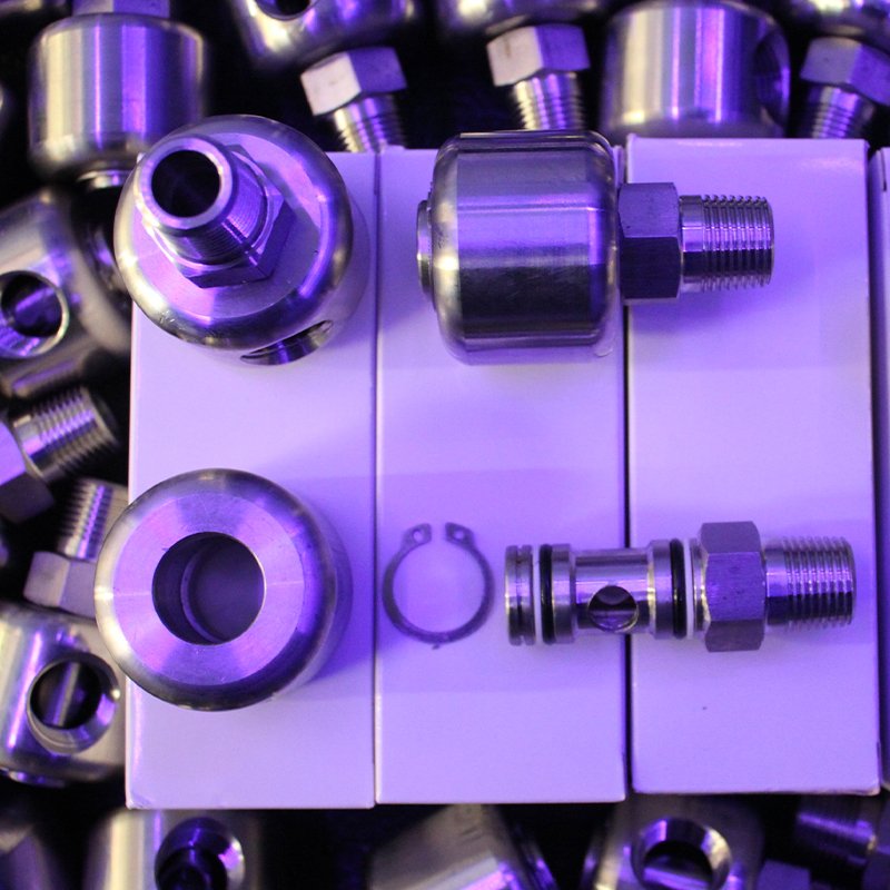 Svirvel til PowerUp 3D, rustfri - Fittings og tilslutninger - NOWAS A/S